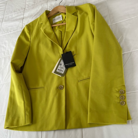 MarcoPolo | Jackets & Coats | Marcopolo Chartreuse Blazer | Poshmark